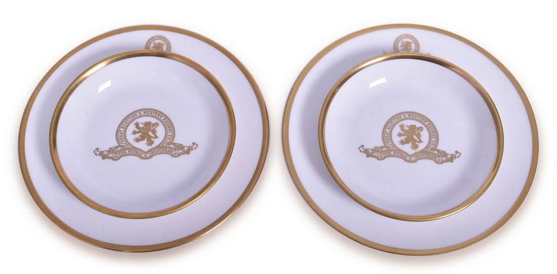 Four Pieces Of Great Scottish & Western Railway China Royal Scotsman ...