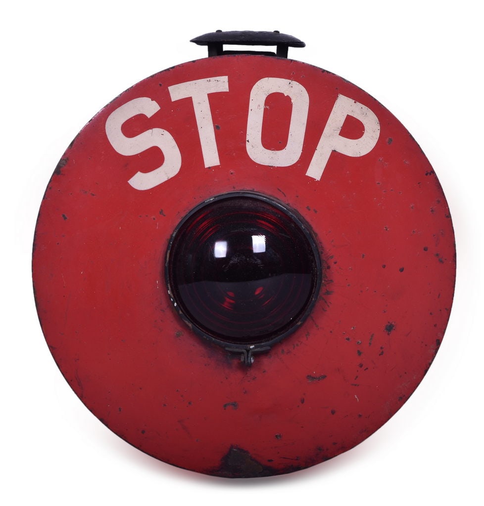 Adams & Westlake Chicago And North Western Lamp W/ Stop Target - Likely ...