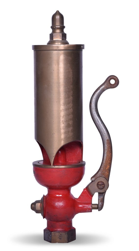 Buckeye Brass 3" Diameter / 12" Tall Three Chime Steam Whistle Auction