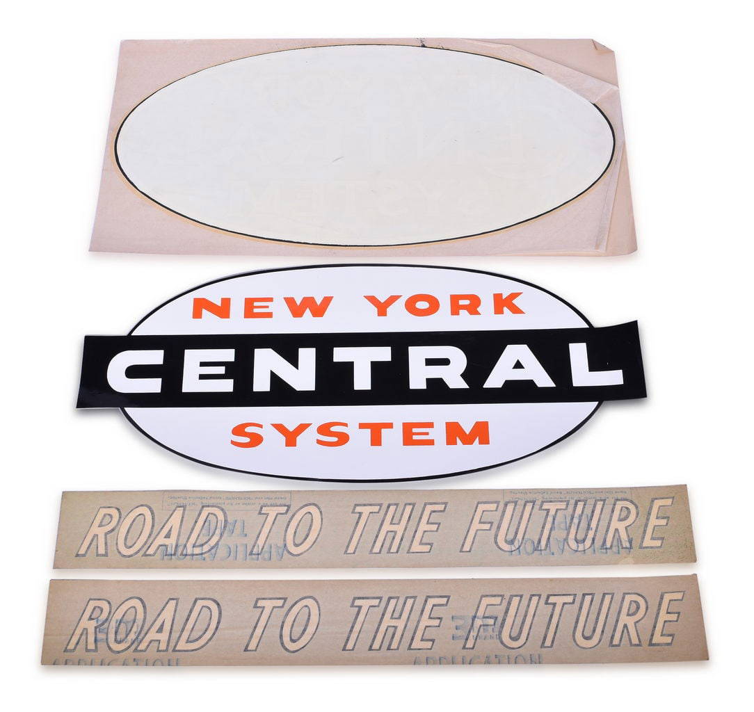 Four New York Central Railroad New Old Stock Decals - 3m And American ...