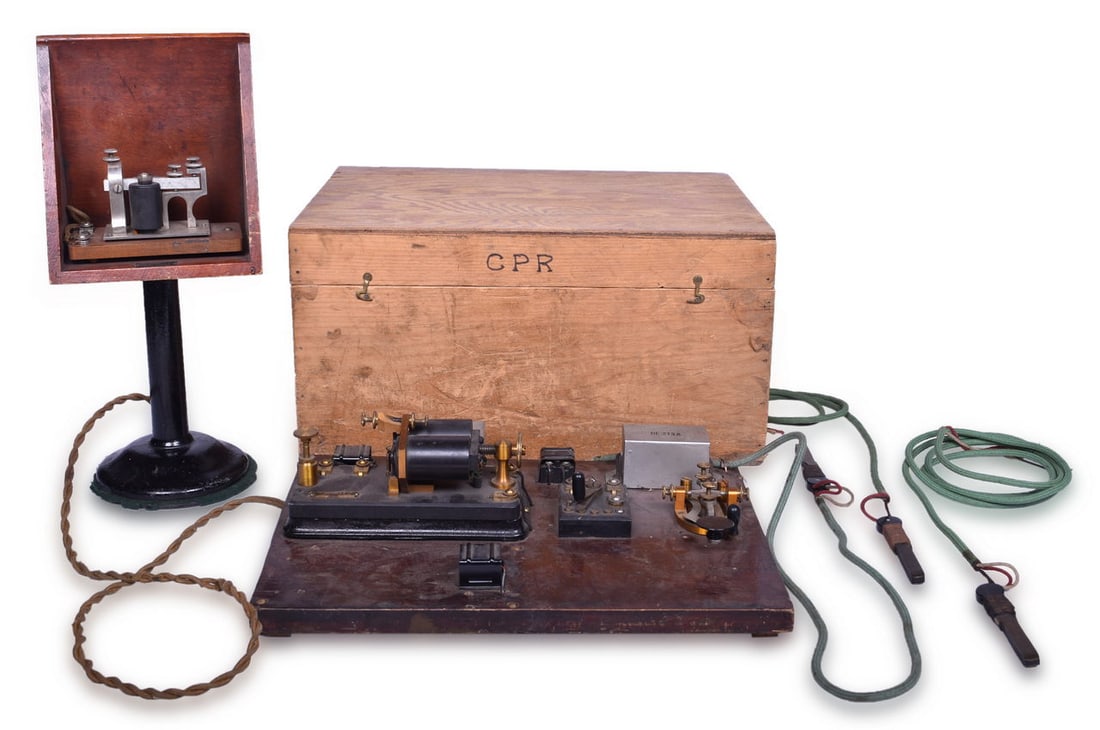 Canadian Pacific Railroad Telegraph Training Board Auction