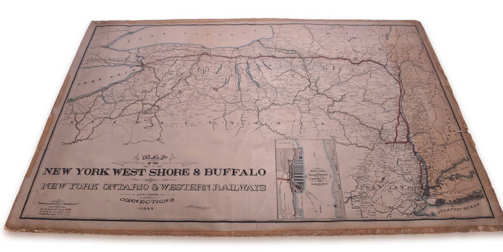 1882 New York, Ontario And Western / New York West Shore And Buffalo ...