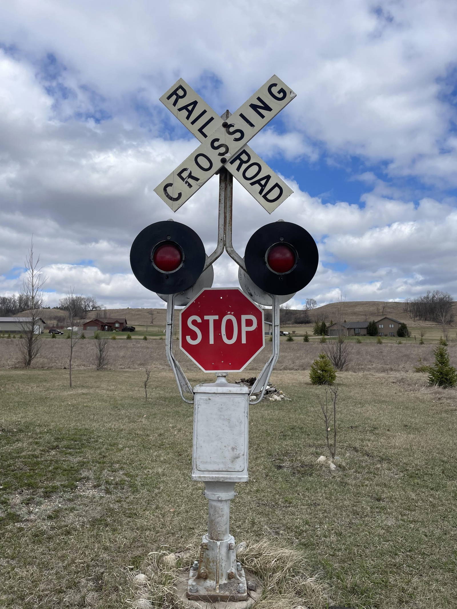Griswold Rotating Stop Banner Railroad Crossing Signal Auction
