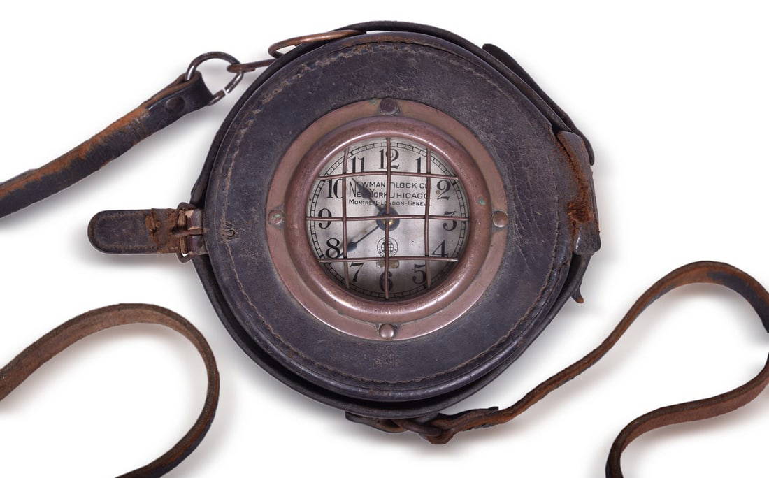 New York Central Newman Clock Co. Night Watchman Grille Watch Clock Auction