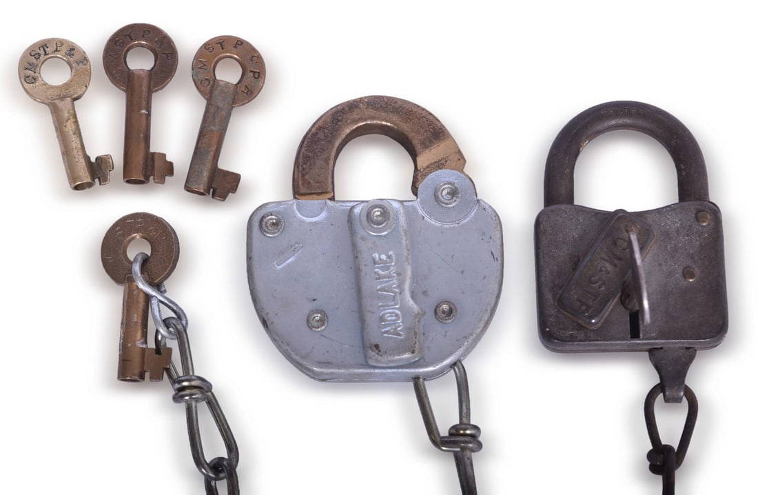 Collection Of Milwaukee Road Locks And Switch Keys Auction