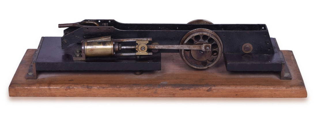 Operating Desk Display Model Of Steam Locomotive Running Gear Auction