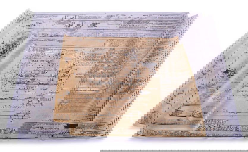 Five Original Union Switch And Signal M23 A/b Switch Machine Drawings ...