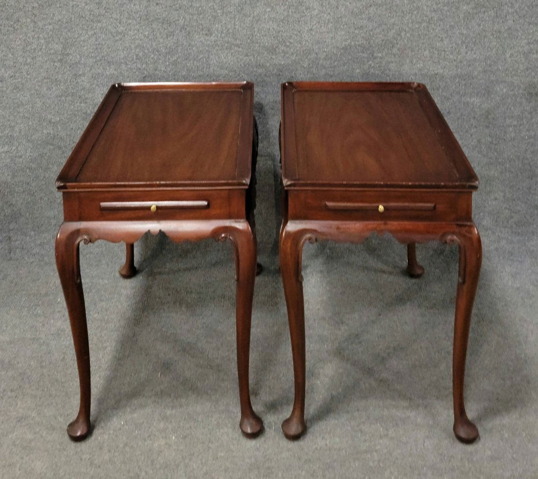 Pair Of Henkel Harris End Tables