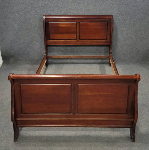 Cherry Sleigh Bed
