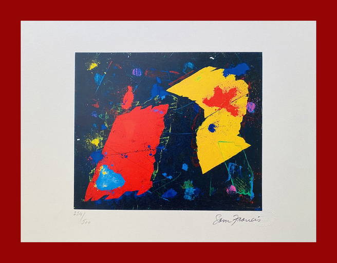 Sam Francis (after) - Prototype Monotype (#0164A) on Feb 19, 2022 ...