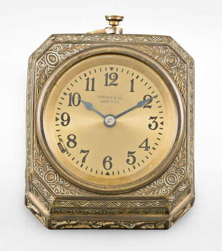 A Tiffany Studios #1679 Venetian Model Desk Clock