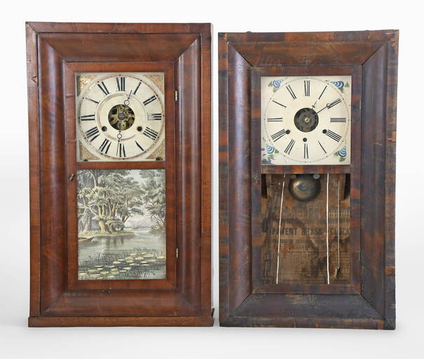Six American Clocks Including Five Shelf And One