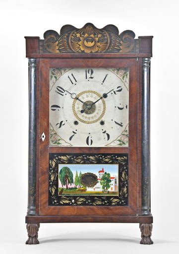 Eli Terry Junr. wooden works movement shelf clock - Jul 10, 2021 ...