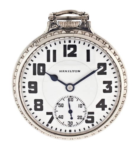 A Hamilton 992E pocket watch - Apr 02, 2022 | Schmitt Horan & Co. in NH