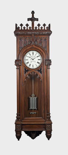 A Monumental Gothic Style Regulator The Case Attributed To Irving & Casson