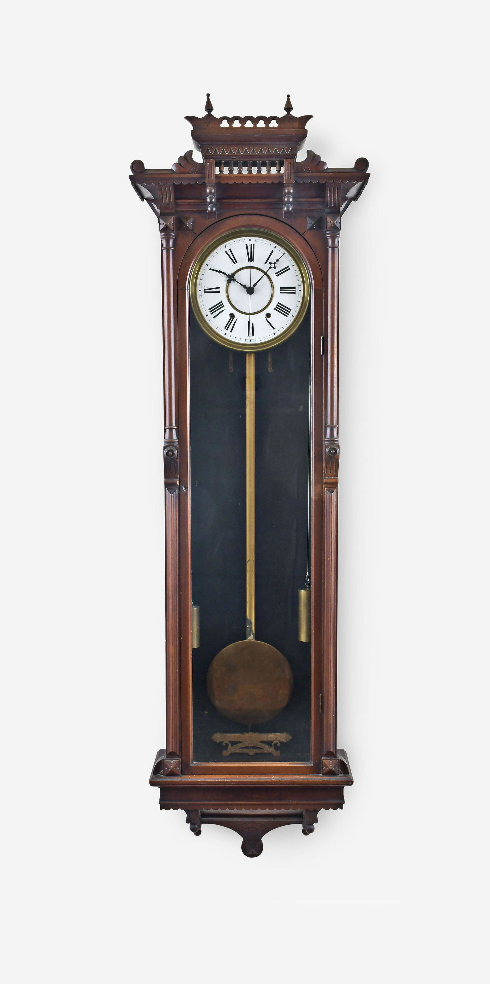 Welch, Spring & Co. Regulator No. 8 Hanging Clock - Jun 12, 2022 ...