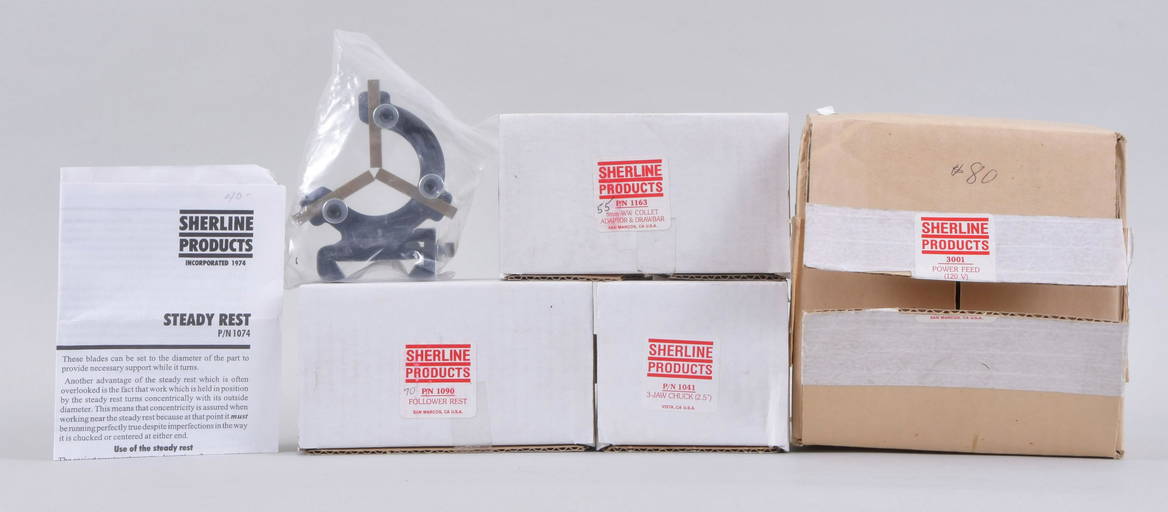 A lot of NOS Sherline lathe accessories (#0298) on Sep 11, 2022 ...