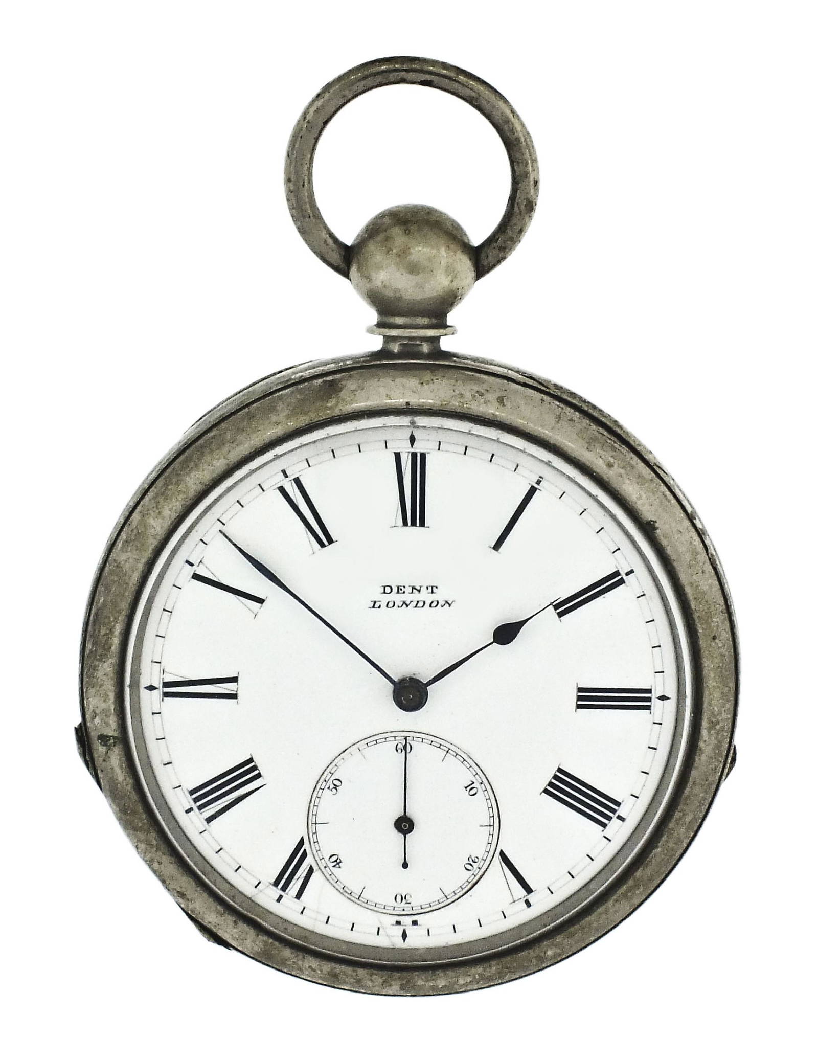 A 19th Century Swiss Pivoted Detent Pocket Chronometer With Spherical ...