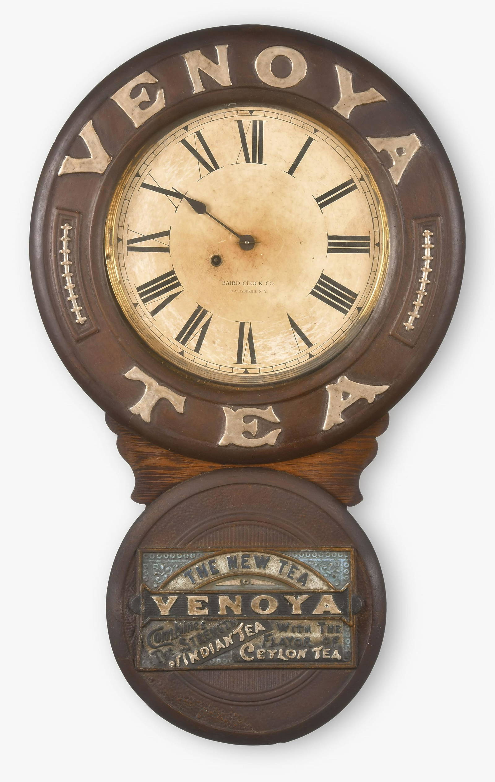 Baird Clock Venoya Advertising Clock Auction