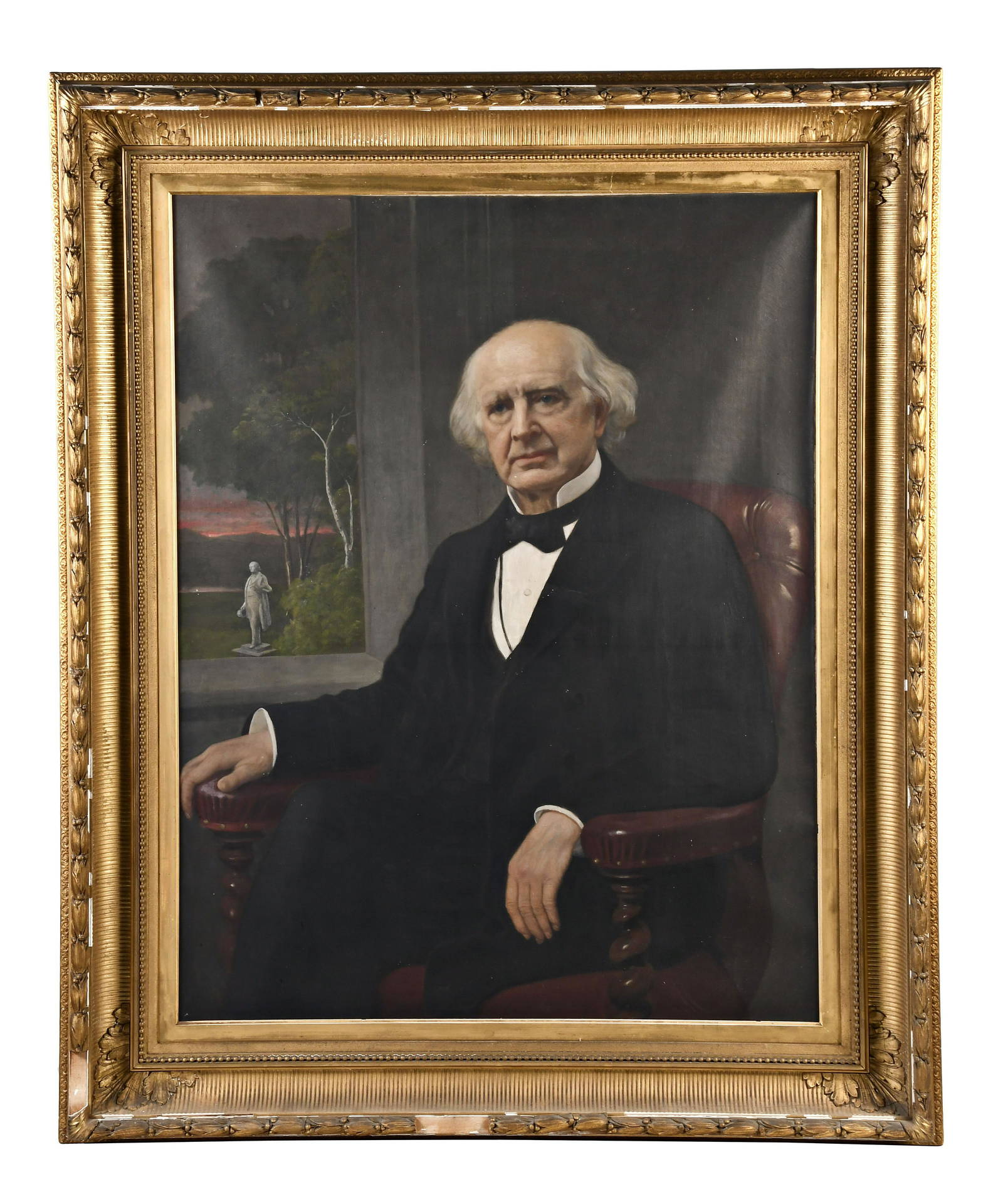 A Large Portrait Of James S.t. Stranahan By Jared B. Flagg Auction