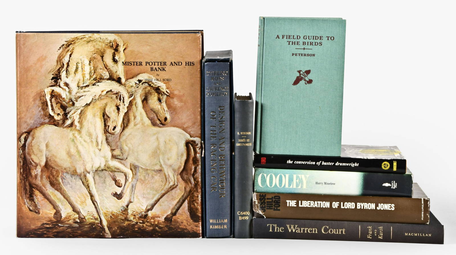 A Lot Of Eight Author Signed Hard Cover Books Including Bergson's Duree ...