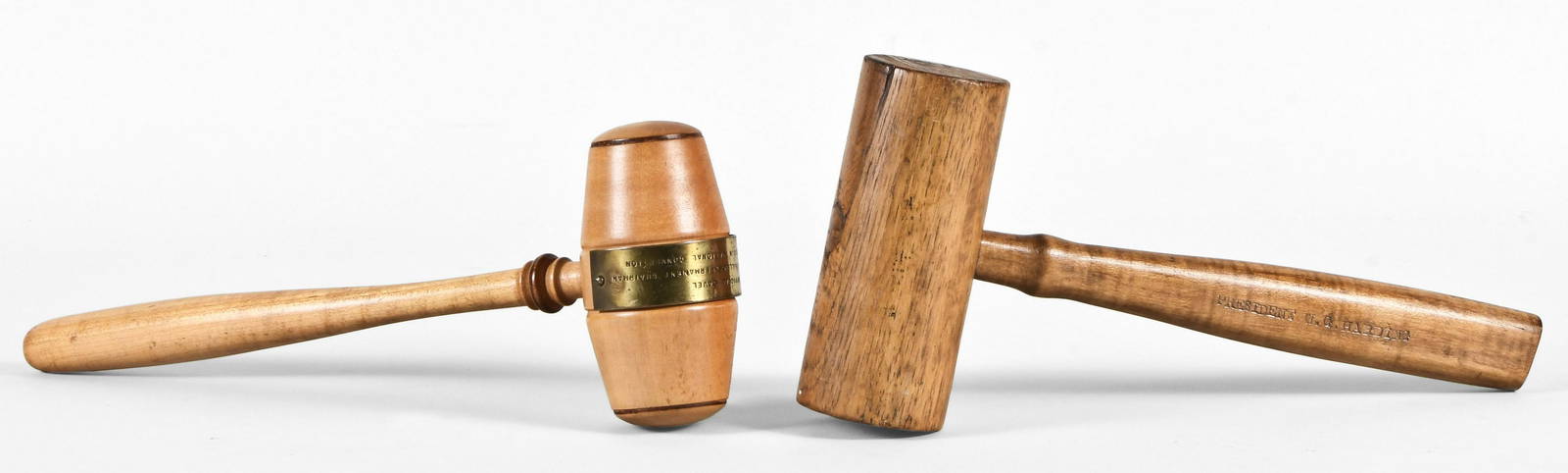A Lot Of Two Presidential Convention Gavels From The 1920 And 1960 ...