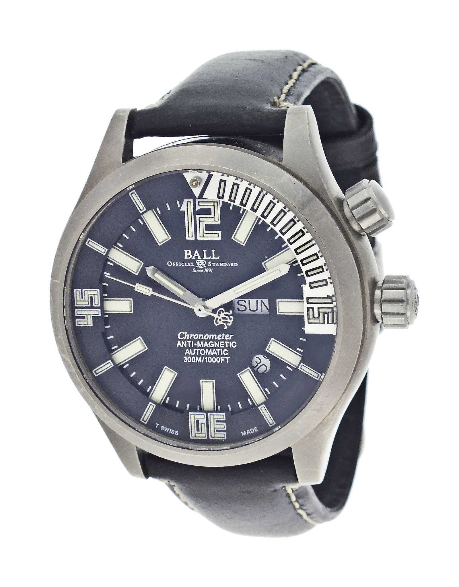 A Ball Ref. Dm1022a Master Engineer Ii Divers Watch With Boxes, Papers ...