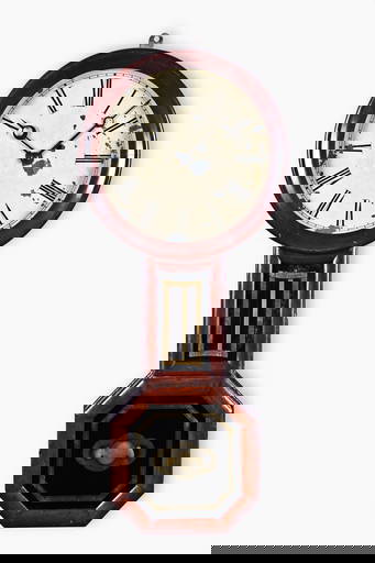 Williams & Hatch Baltimore Style Octagon Base Banjo Clock