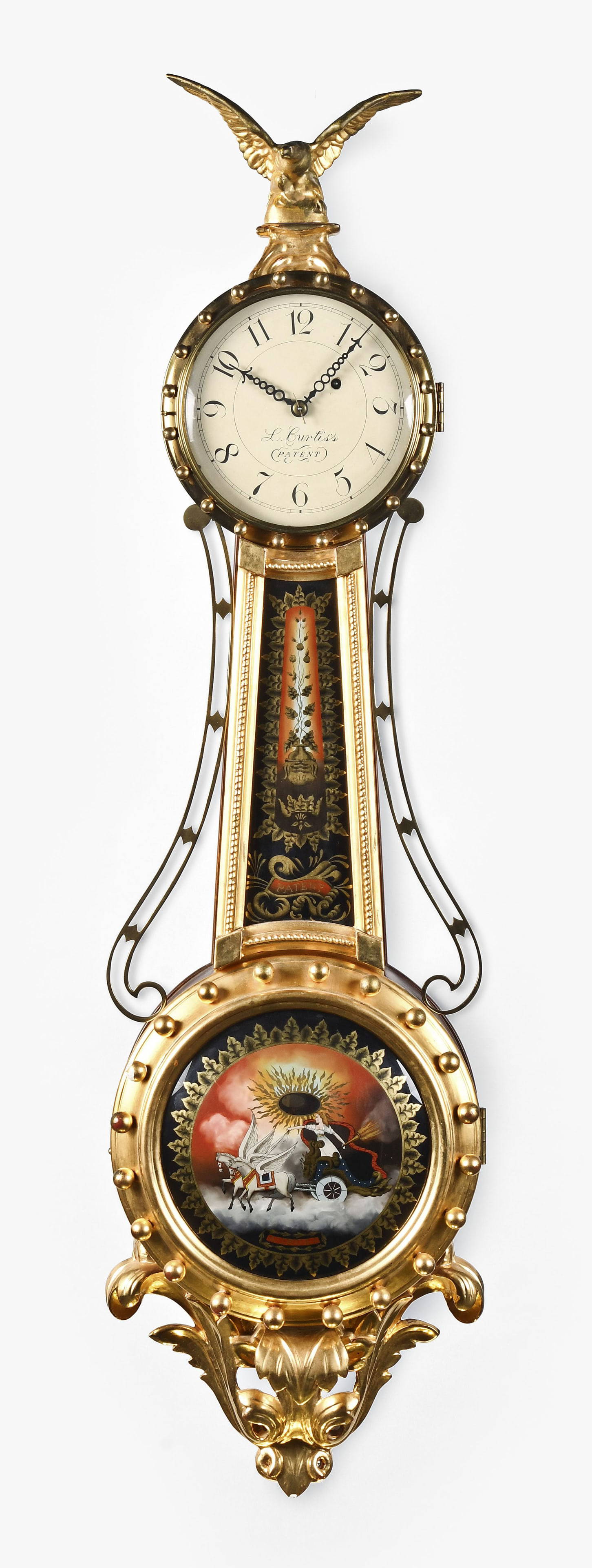 L. Curtis Reproduction Girandole Wall Clock Auction