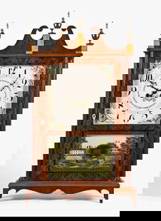 S. B. Terry Triple Decker Shelf Clock Auction