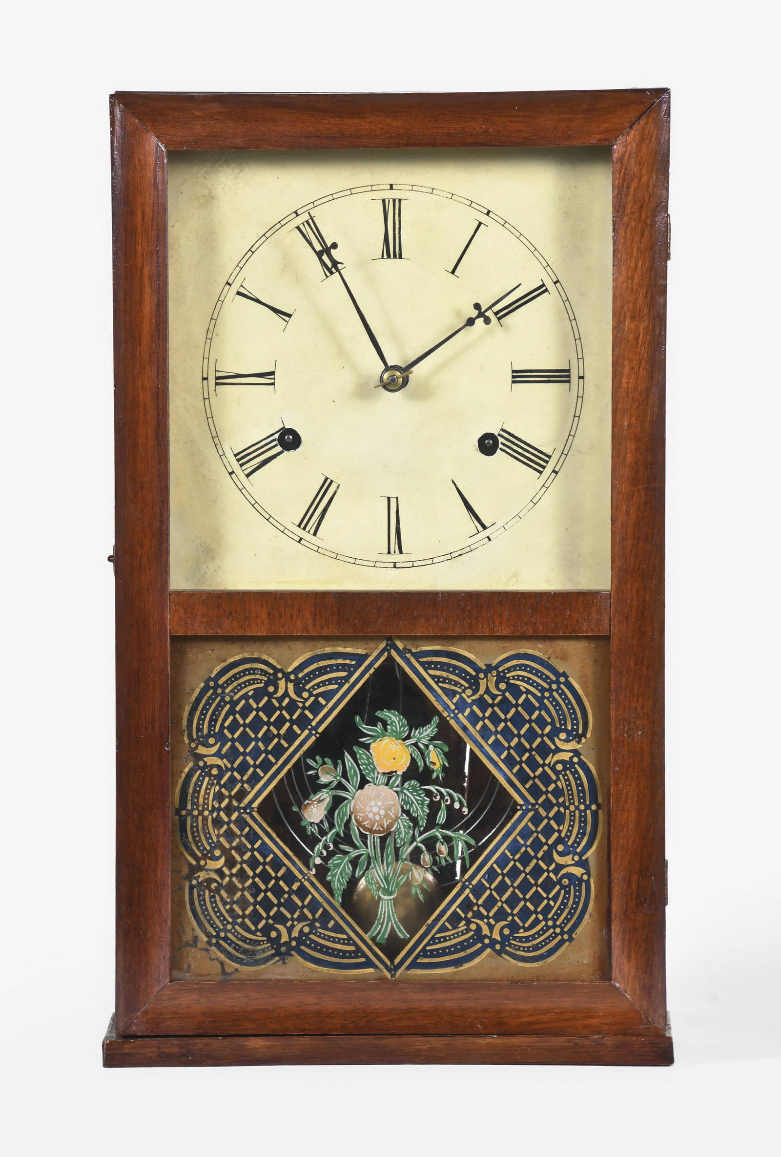Smith & Goodrich Fusee Shelf Clock. Auction