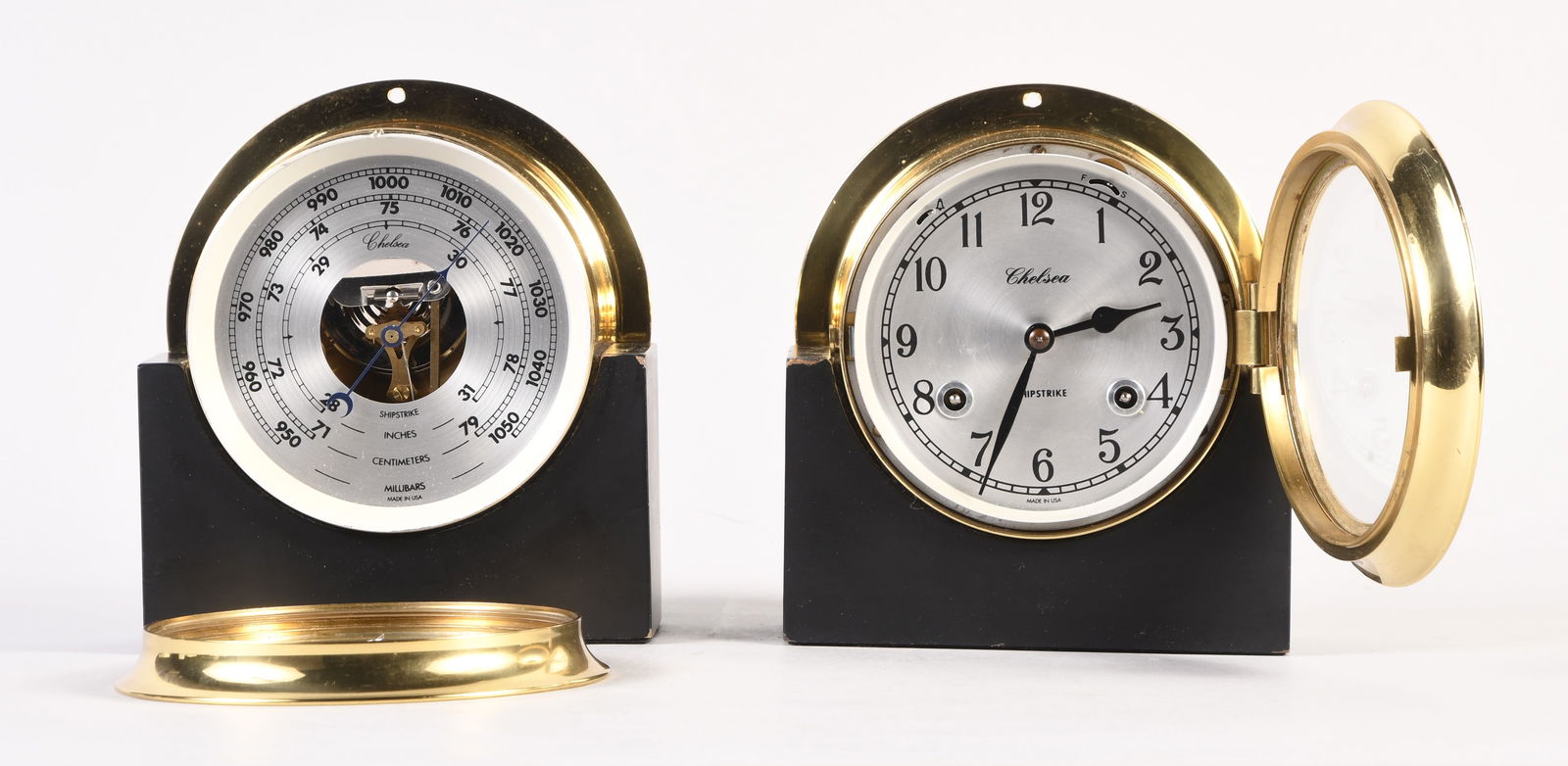 Chelsea Marine Clock And Matching Barometer Auction