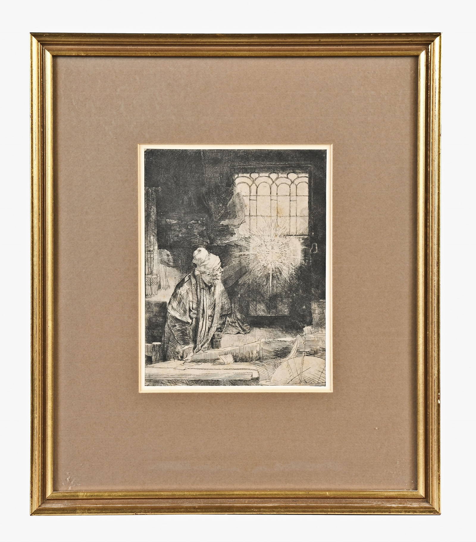 A 17th Or Early 18th Century Impression Of Rembrandt's Faust Auction