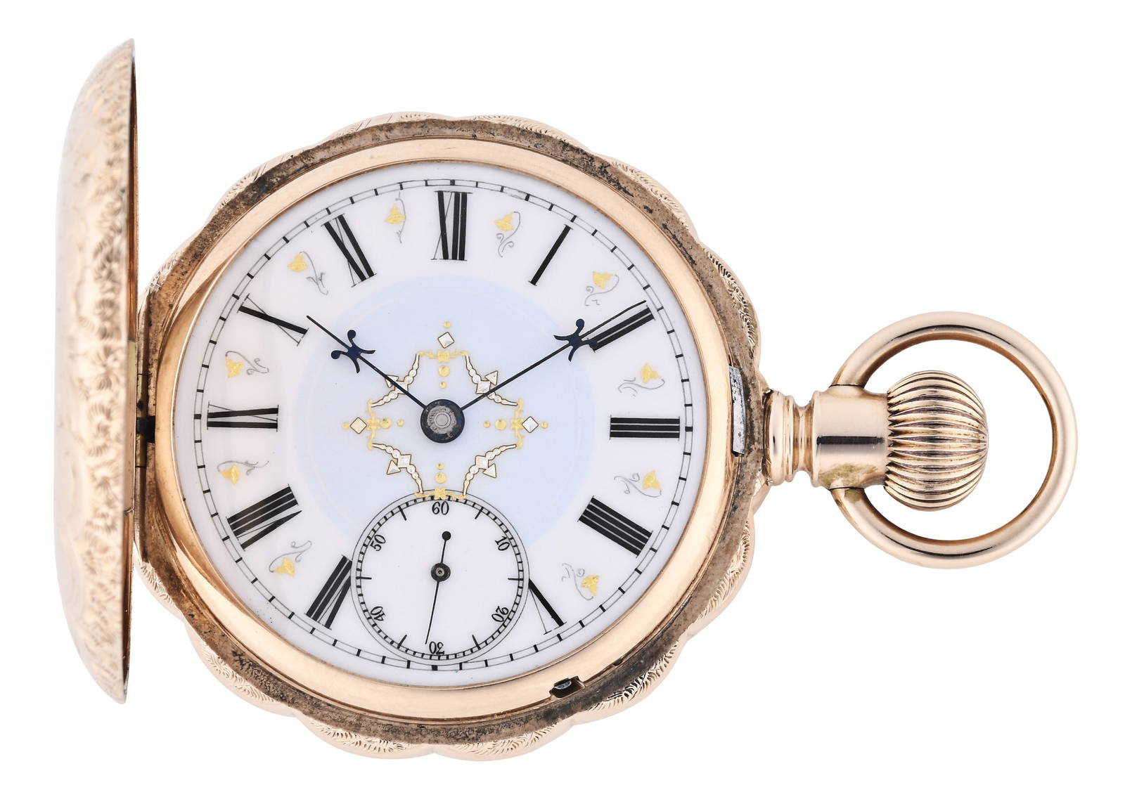 A Late 19th Century Gold Waltham Model 1883 Crescent St. Pocket Watch ...