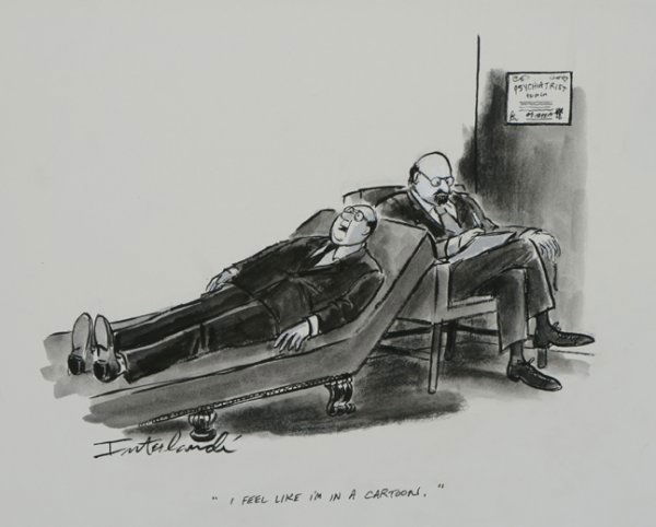 40: PHIL INTERLANDI Original Illustration Playboy