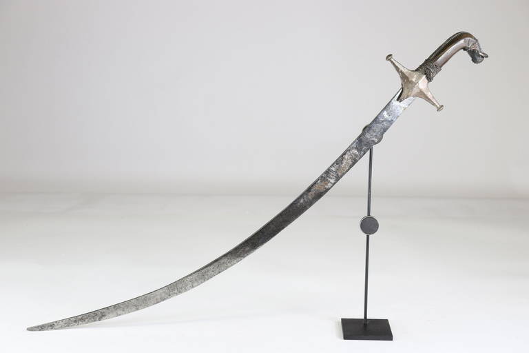 Turkish Saber Late 18th Century. Horn Handle