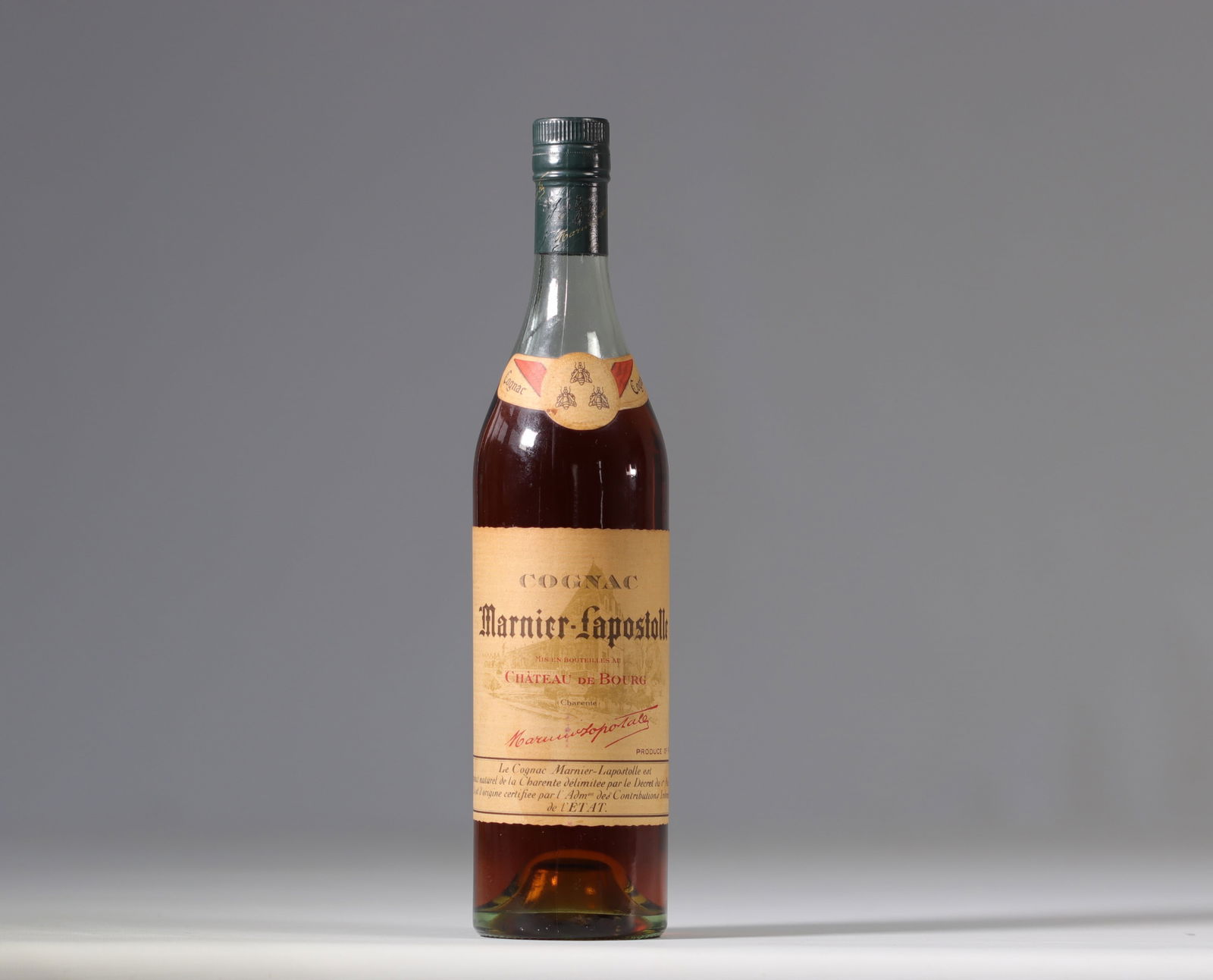 Marnier-lapostolle Cordon Rouge Cognac Bottle From The 1950s Auction