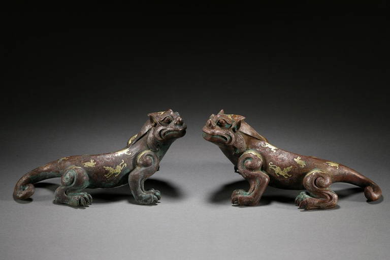 Before The Ming Dynasty Gold And Silver Beast