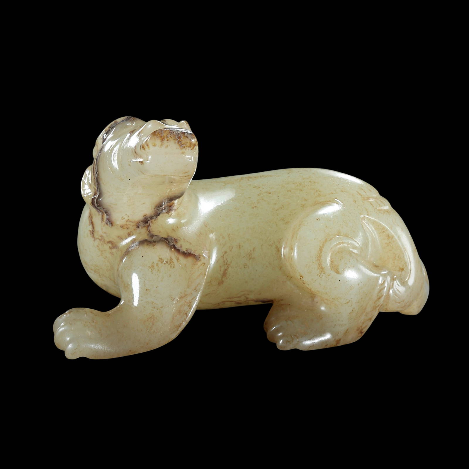 Chinese Han Dynasty Jade Beast Auction