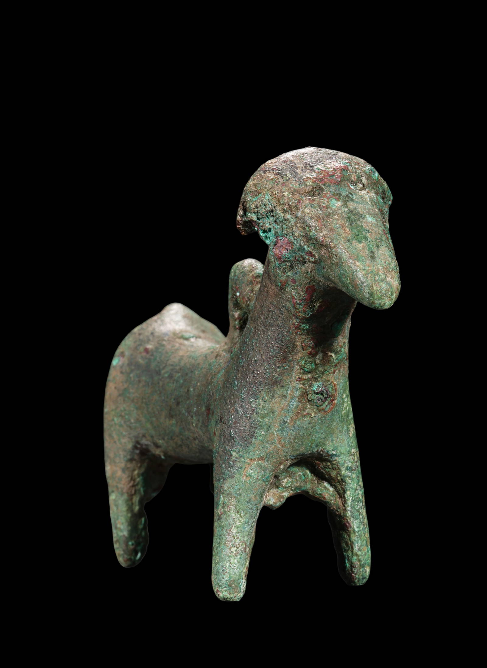 Bronze Beast Of Ordos Culture Auction