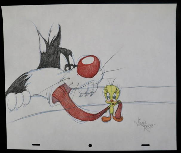 Virgil Ross Original Illustration Sylvester and Tweedy - Oct 17, 2020 ...