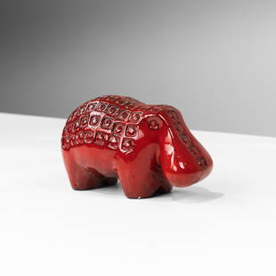 Mccarty Pottery. Hippo.