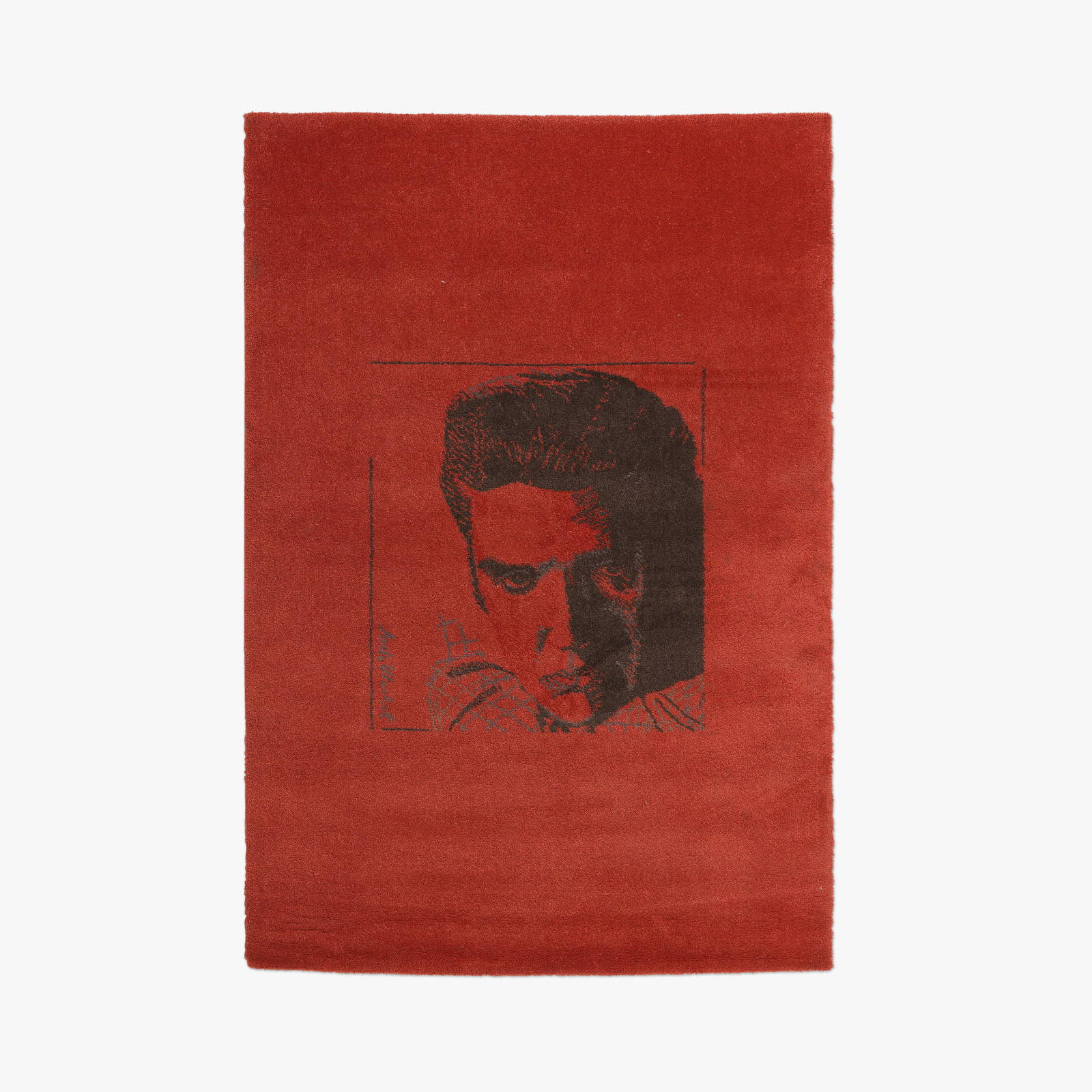 Andy Warhol - Red Elvis Rug Auction