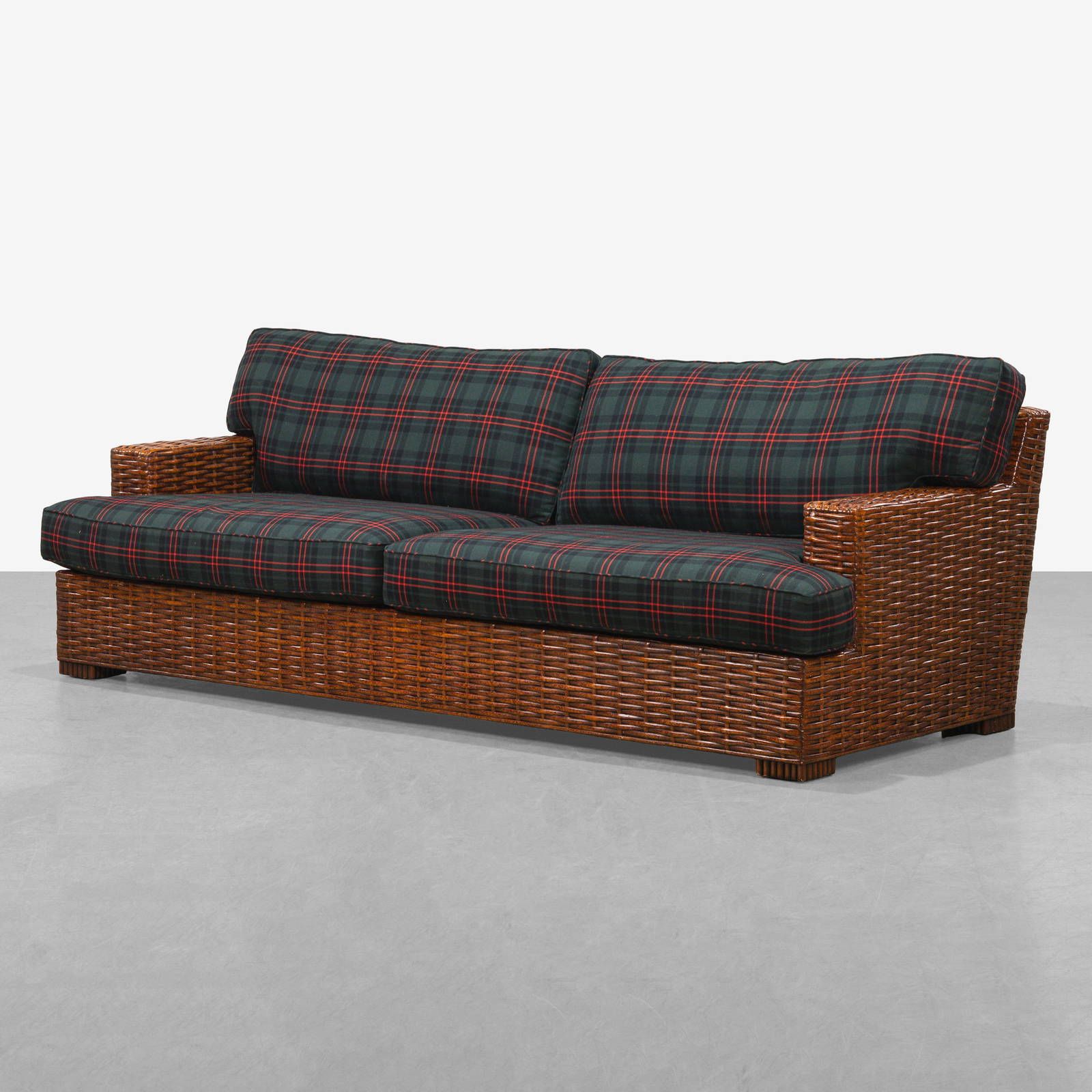 Buy Tommy Bahama - Rattan Sofa | Bartons Auction In Pa