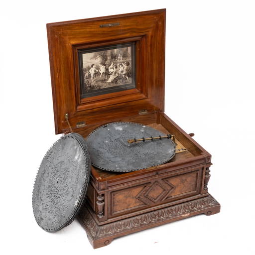 Stunning 1890 Polyphon Music Box with Interchangeable Discs (#0017) on ...