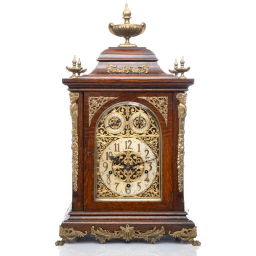 Impressive 29" Winterhalder & Hoffmeier Bracket Clock 29" High x 15 ...