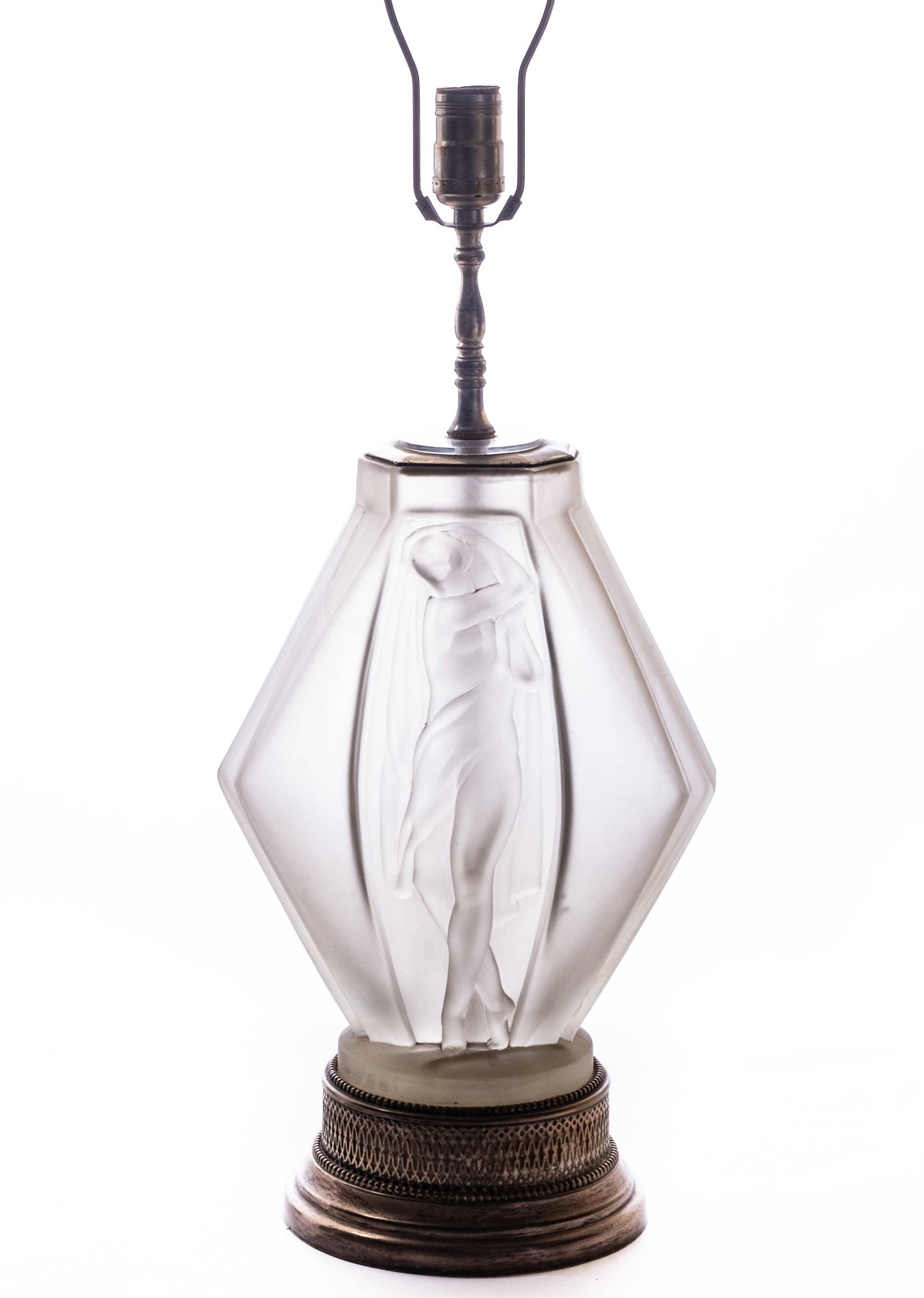 Elting Glass Attributed Lucille Sevin For Elting Glass Signed Art Deco ...