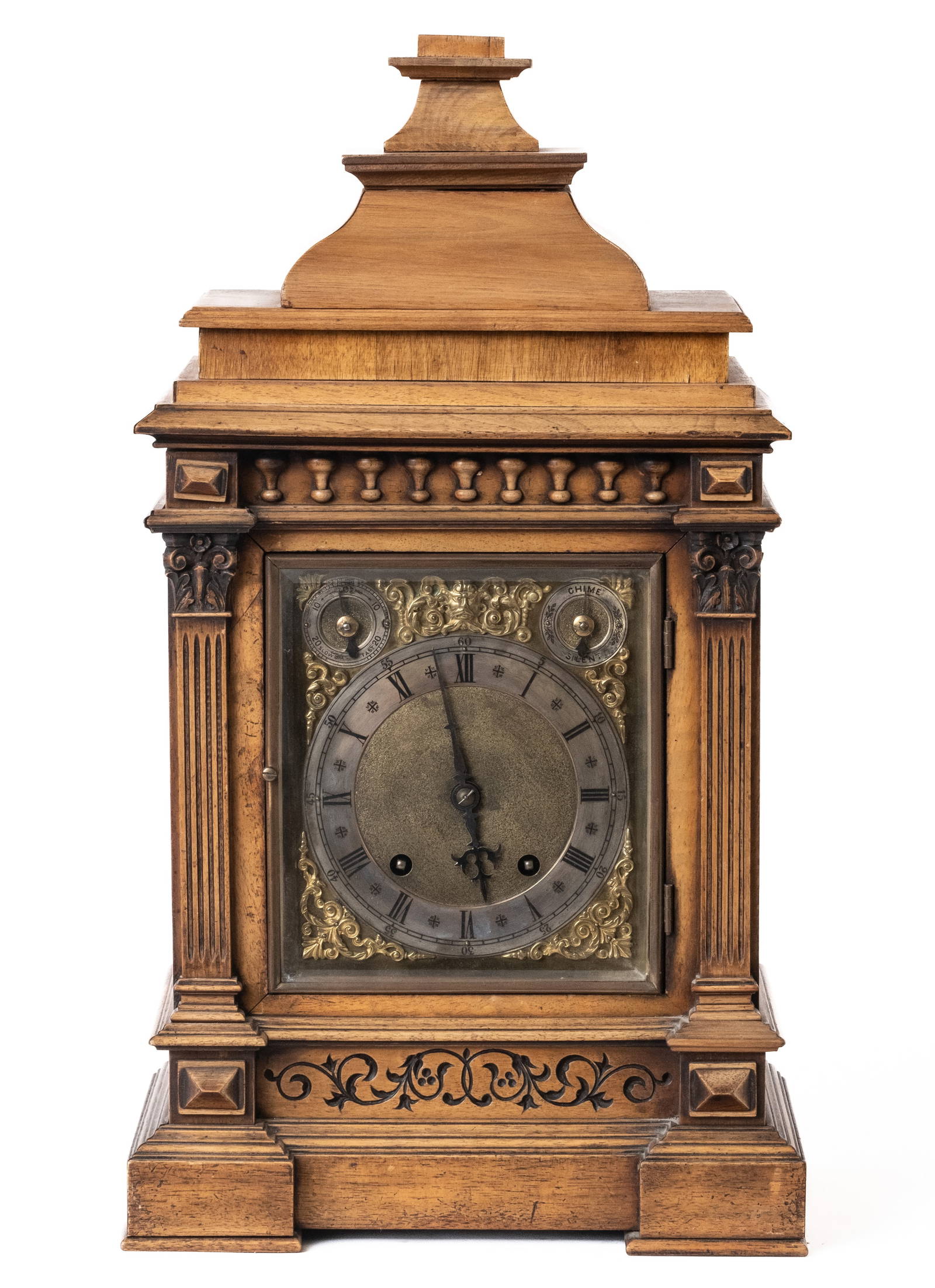 Winterhalder & Hofmeier 8-day Walnut And Brass Bracket Clock Auction