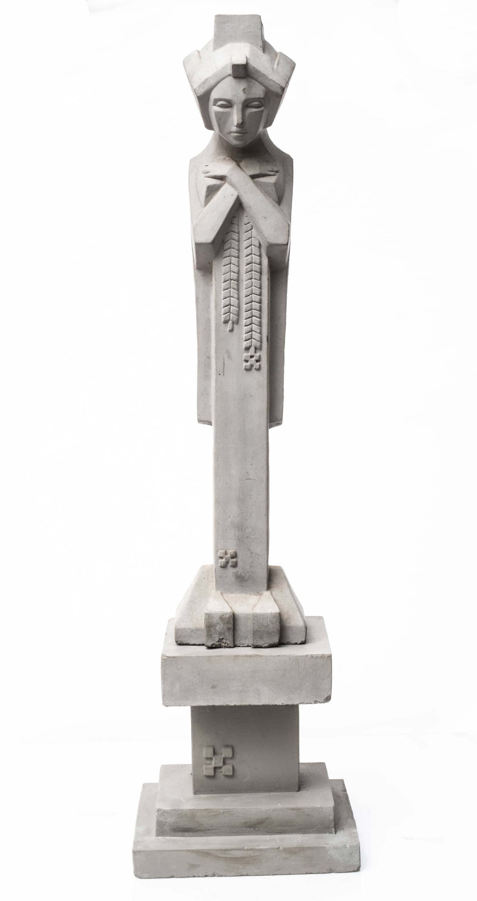 Frank Lloyd Wright "sprite" Caryatid Caste Concrete/stone Sculpture Auction