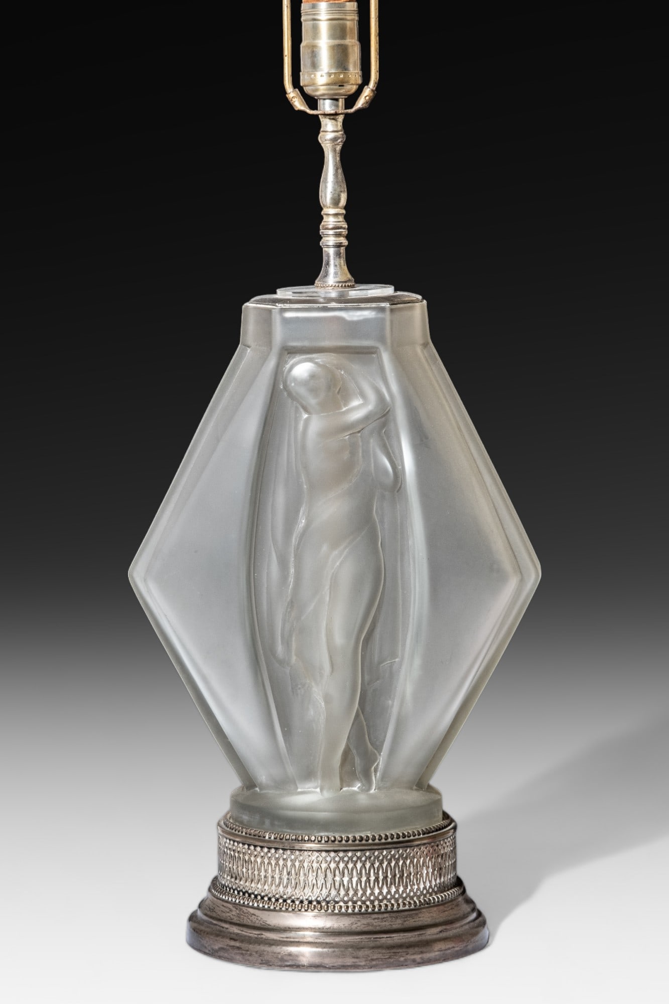 Elting Glass Attributed Lucille Sevin For Elting Glass Signed Art Deco ...